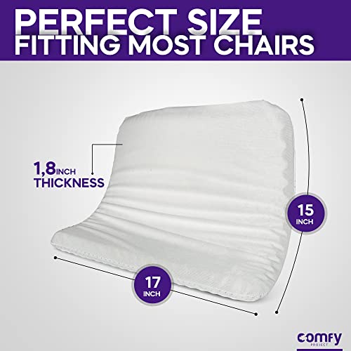 Gel Seat Cushion for Long Sitting - Purple Seat Cushion for Office Chair- Egg Crate Cushion for Pressure Relief and Back Pain - Cooling Double Gel Seat Cushion for Car, Wheelchair, Computer Chair