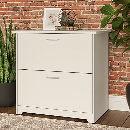 Bush Furniture Cabot 2 Drawer Lateral File Cabinet, White