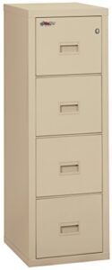 fireking turtle fireproof file cabinet, 52.75″ h x 17.75″ w x 22.13″ d, parchment