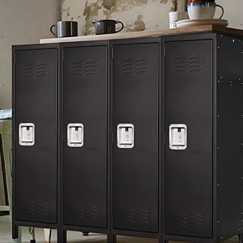 SISESOL Metal Locker Storage Cabinet Lockers for Employees Metal Locker Shelf Home Office Storage Cabinets Coat Lockers Narrow Cabinet 55" Standing Cabinet Organizer Steel File Cabinet