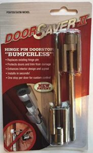 door saver ii hinge pin door stop 2-pack in satin nickel finish