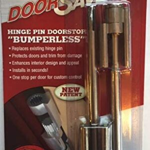 Door Saver II Hinge Pin Door Stop 2-Pack in Satin Nickel Finish