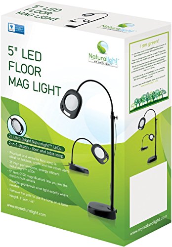 Daylight Naturalight LED Floor Lamp, 5-Inch