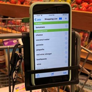 Cart Phone Caddy - Smartphone Holder for Shopping Cart - Safely Secures Cell Phone While you Shop