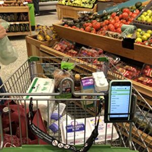 Cart Phone Caddy - Smartphone Holder for Shopping Cart - Safely Secures Cell Phone While you Shop