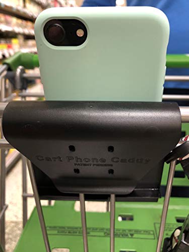 Cart Phone Caddy - Smartphone Holder for Shopping Cart - Safely Secures Cell Phone While you Shop