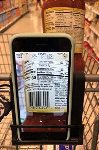 Cart Phone Caddy - Smartphone Holder for Shopping Cart - Safely Secures Cell Phone While you Shop