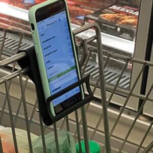 Cart Phone Caddy - Smartphone Holder for Shopping Cart - Safely Secures Cell Phone While you Shop