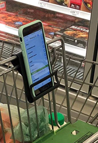 Cart Phone Caddy - Smartphone Holder for Shopping Cart - Safely Secures Cell Phone While you Shop