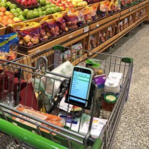 Cart Phone Caddy - Smartphone Holder for Shopping Cart - Safely Secures Cell Phone While you Shop