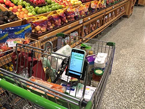 Cart Phone Caddy - Smartphone Holder for Shopping Cart - Safely Secures Cell Phone While you Shop