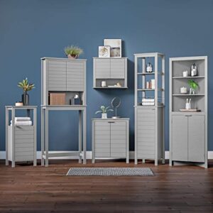 RiverRidge Madison Tall Corner Cabinet-Gray, No Size, Grey