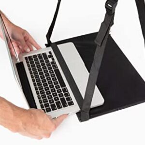 Office Up Laptop Harness, Standing Desk, Mobile Walking Laptop Carrier, Adjustable Desk and Portable Laptop Stand, Hands Free Wearable Desk for Laptop (16") or Notebook…