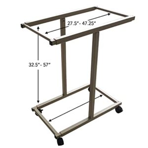 Landrol Rolling Stand Wheels Mobile Vertical Plan Center Blueprint Storage File Rack Height & Leight Adjustable