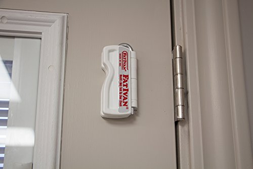 The Original Fat Ivan Fold Up Doorstop with Magnet - White