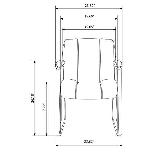 Brenton Studio® Bellanca Guest Chair, Black