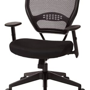 SPACE Air Grid Mid-Back Swivel Chair, Black, 20-1/2 x 19-1/2 x 42h