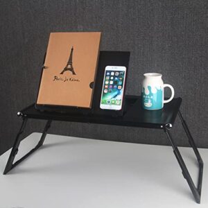 Laptop Desk for Bed,Asltoy Laptop Bed Tray Table,Foldable Lap Desk Tablet Stand Notebook Bed Tray Desk with Internal USB Fans Laptop Table Height & Angle Adjustable Breakfast Table Desk