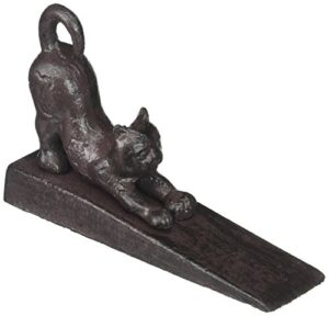 unbranded* home locomotion stretching cat door stopper, black (10015650)