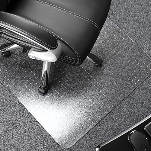 Floortex Polycarbonate Chair Mat 48" x 60" for Low/Medium Pile Carpets