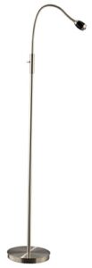 daylight24 402071-04 focus adjustable beam led floor lamp, black