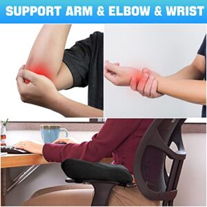 Office Chair Arm Pads Covers-Ergonomic Armrest for Desk and Chair Office Chair Armrest Covers, Office Chair Arm Pads for Elbows and Forearms, Office Chair Cushion for Gaming Accessories