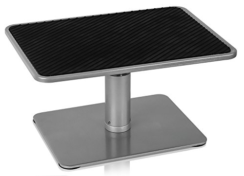 Mount-It! Adjustable Height Laptop Stand for MacBook Pro | Wide Platform Laptop & Monitor Desk Riser | Ergonomic Desk Riser Stand for MacBook and 11-15 Inch Laptops | 24-32 Inch Monitor Stand Riser