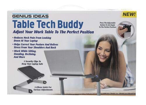 Table Tech Buddy for Laptop/IPad/Chrome Book Adjustable Laptop Desk