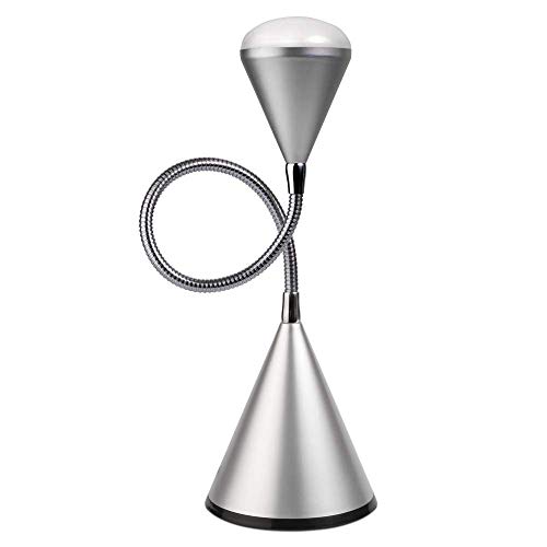 OttLite LED Cone Desk Lamp, Silver