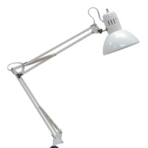 Studio Designs Swing Arm Lamp, 13-watt, White