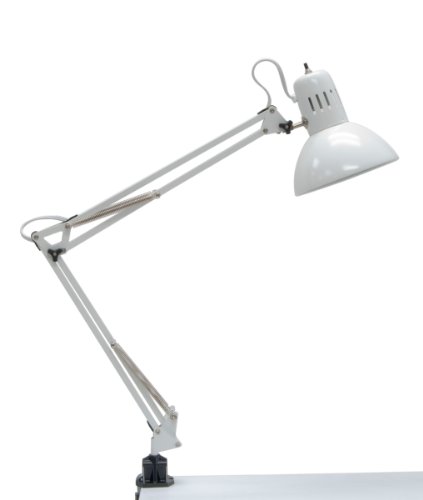 Studio Designs Swing Arm Lamp, 13-watt, White