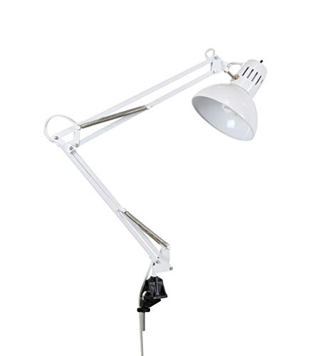 Studio Designs Swing Arm Lamp, 13-watt, White