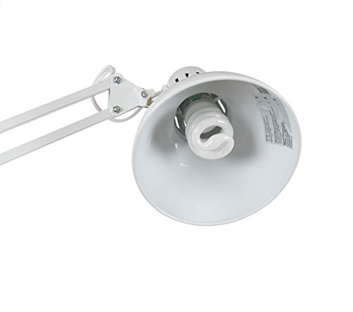 Studio Designs Swing Arm Lamp, 13-watt, White