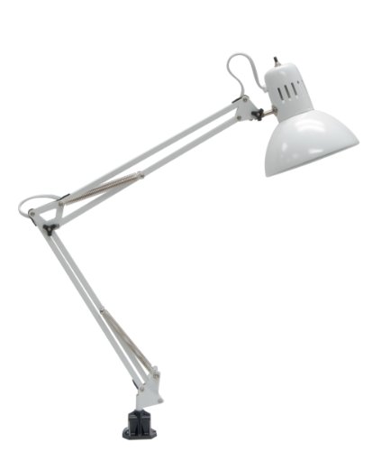 Studio Designs Swing Arm Lamp, 13-watt, White