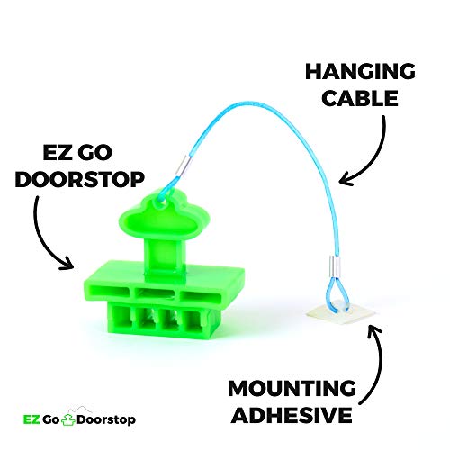 Ez Go Doorstop Wedge: The Innovative “Push and Go” Feature Makes Going in and Out of Self-Closing Doors Easier and Safer