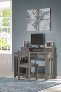 discovery world furniture charcoal desk, hutch & chair