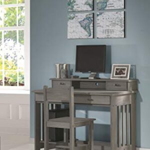 Discovery World Furniture Charcoal Desk, Hutch & Chair