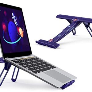 seenda Laptop Stand, Ergonomic Portable Stand, Adjustable Notebook Riser Holder Compatible with MacBook, Dell, Lenovo More 10-15.6 Inches Computers