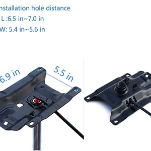 PHARMEE Replacement - Heavy Duty Office Chair Tilt Control 6.9X 5.5Inch,Fixed Sunken Office Chair- for Desk Chair Computer Chair Parts