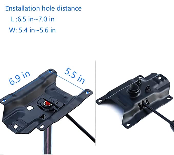 PHARMEE Replacement - Heavy Duty Office Chair Tilt Control 6.9X 5.5Inch,Fixed Sunken Office Chair- for Desk Chair Computer Chair Parts