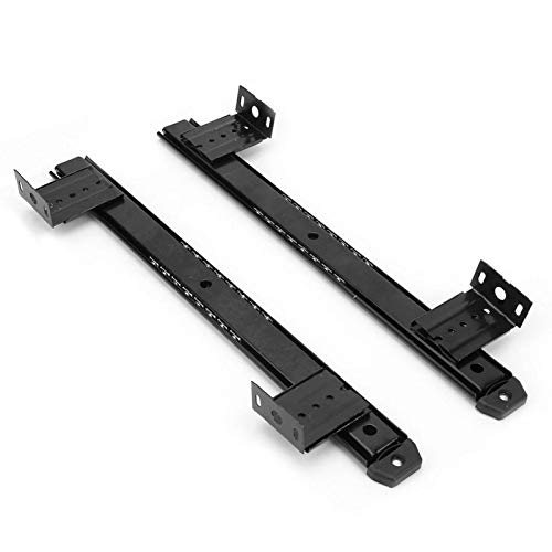 2Pcs 22 Inch Keyboard Slide Drawer Slide Thickened Cold Rolled Steel Computer Drawer Tray Accessories Computer Desk Keyboard Slide Rail Bracket(Black)