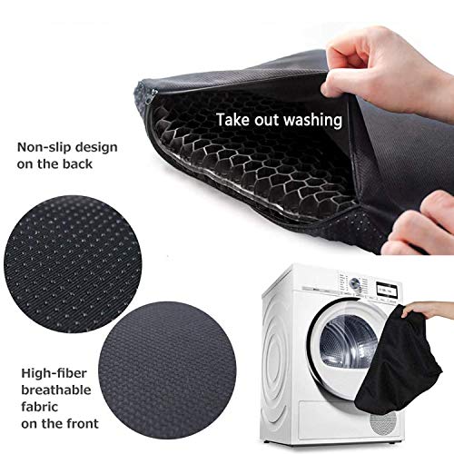 2021The Newest Gel Seat Cushion,with Non-Slip Cover,Help in Relieving Back Pain & Sciatica Pain,Seat Cushion for The Car,Office,Wheelchair&Chair (Black)