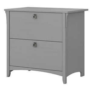 bush furniture salinas lateral file cabinet in cape cod gray