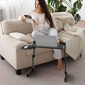 Desk York Flexible Laptop Stand for Couch/Recliner/Sofa - Computer Table, Laptop Holder for Bed - Cool Desk for Office & Home - Bday Gifts for Man, Women, Mom, Dad, Student, Friend-Aluminum-Black