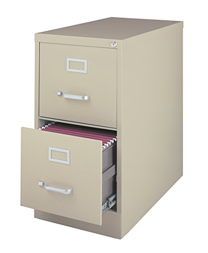 22" Deep 2-Drawer Letter-Size Commercial Vertical File