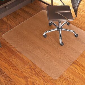 es robbins everlife 60″ x 72″ multitask series hard floor rectangle chairmat, clear