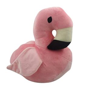 fabric animal door stopper interior doorstops book stopper decorative pink flamingo