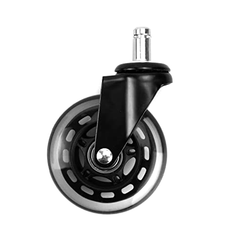 MR.FOAM Office Chair Wheel Replacement 3 Inch 1PC Change The Bad One Wheels for Office Chair Caster for