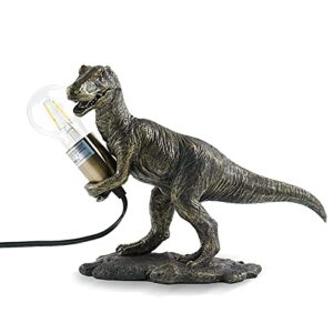 jazzco retro dinosaur lamp decoration light animal desk lamp vintage lamp for reading living room kid’s baby room children bedroom bars bedrooms