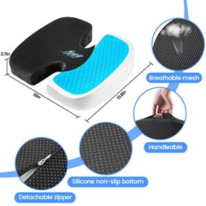 Fyyy Office Chair Cushion, car Cushion for Relieving Tailbone Pain, Back Pain. Comfortable Cushion for Men and Women in Office, Travel and Home